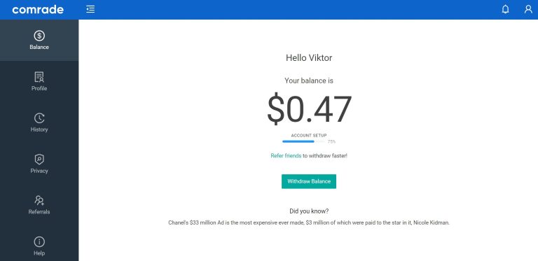Comrade - A new browser extension that pays consumers when shopping online